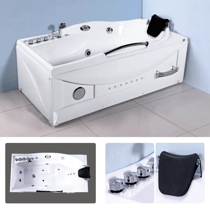 Double Sided ABS Jetted Bathtub for Adult