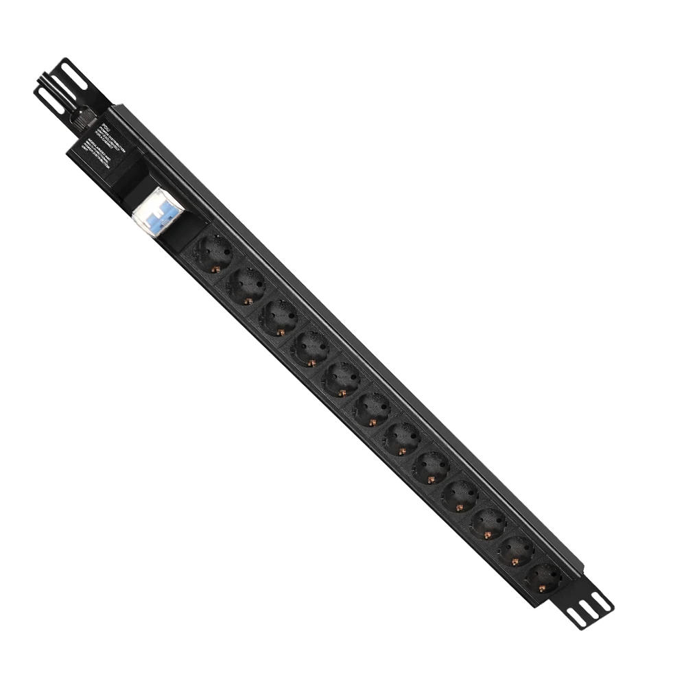 16a/4kw Load 1.5u Germany Din49440 Vertical Mount Pdu Socket - Buy ...