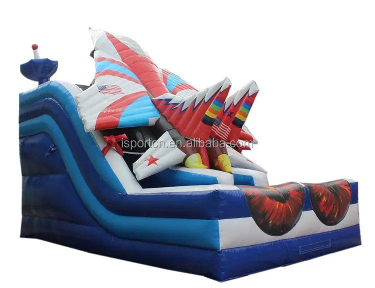 Giant Cheap Inflatable Plane Slide For Sale /commercial Inflatable ...