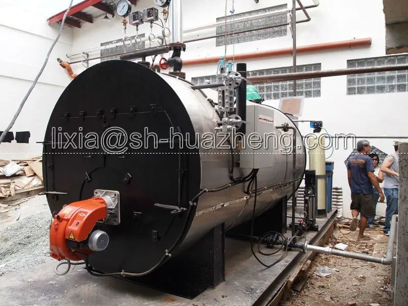 Oil Or Gas Fired Horizontal 6 Ton Steam Boiler - Buy 6 Ton Steam Boiler ...