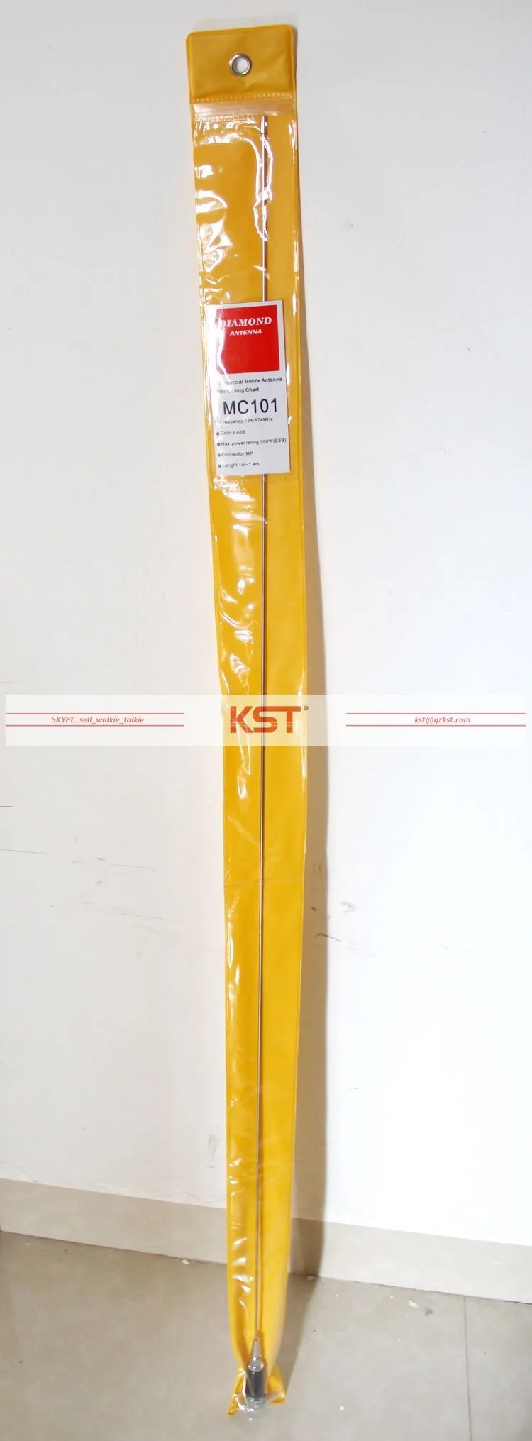 Diamond Mc101 Commercial Mobile Antenna With Cutting Chart Vhf Mc-101 ...