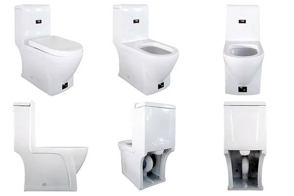 Saudi Arabia One Piece WC Toilet Commode - Modern Design, Floor Mounted ...