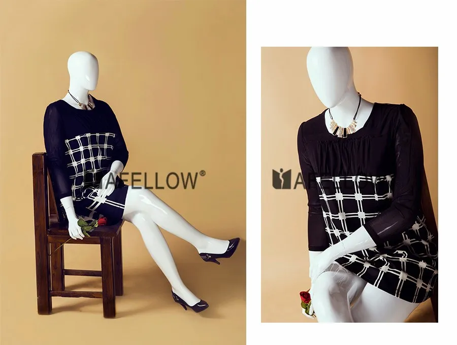 Plus Size Female Mannequin Sitting Woman Fat Size Mannequin Avis4-eg ...