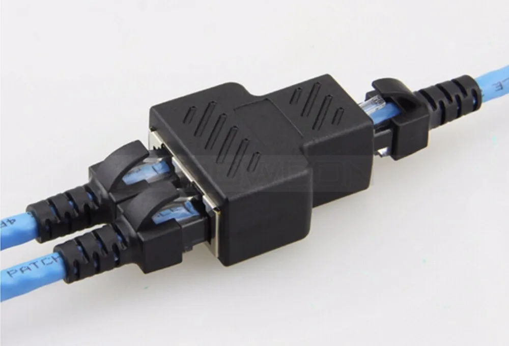 Séparateur De Câble Réseau 2 Ports Pc Rj45 Splitter Lan Connector For ...