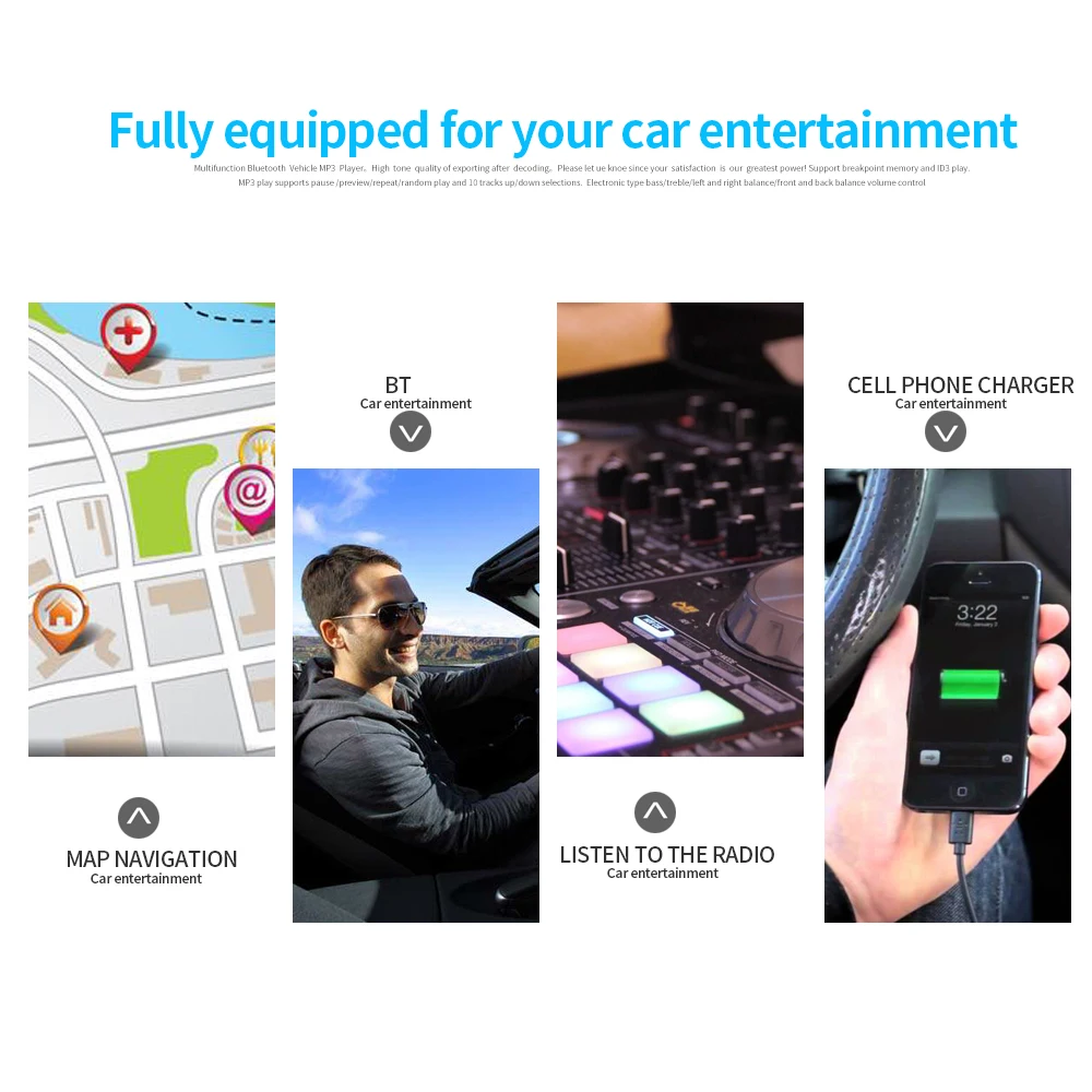 Esunway 1din 7inch Retractable Screen Head Unit - Android Radio