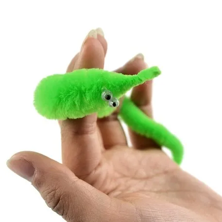 Craft Pipe Cleaner,Chenille Stem,Magic Wiggle Worm Toy - Buy Magic ...