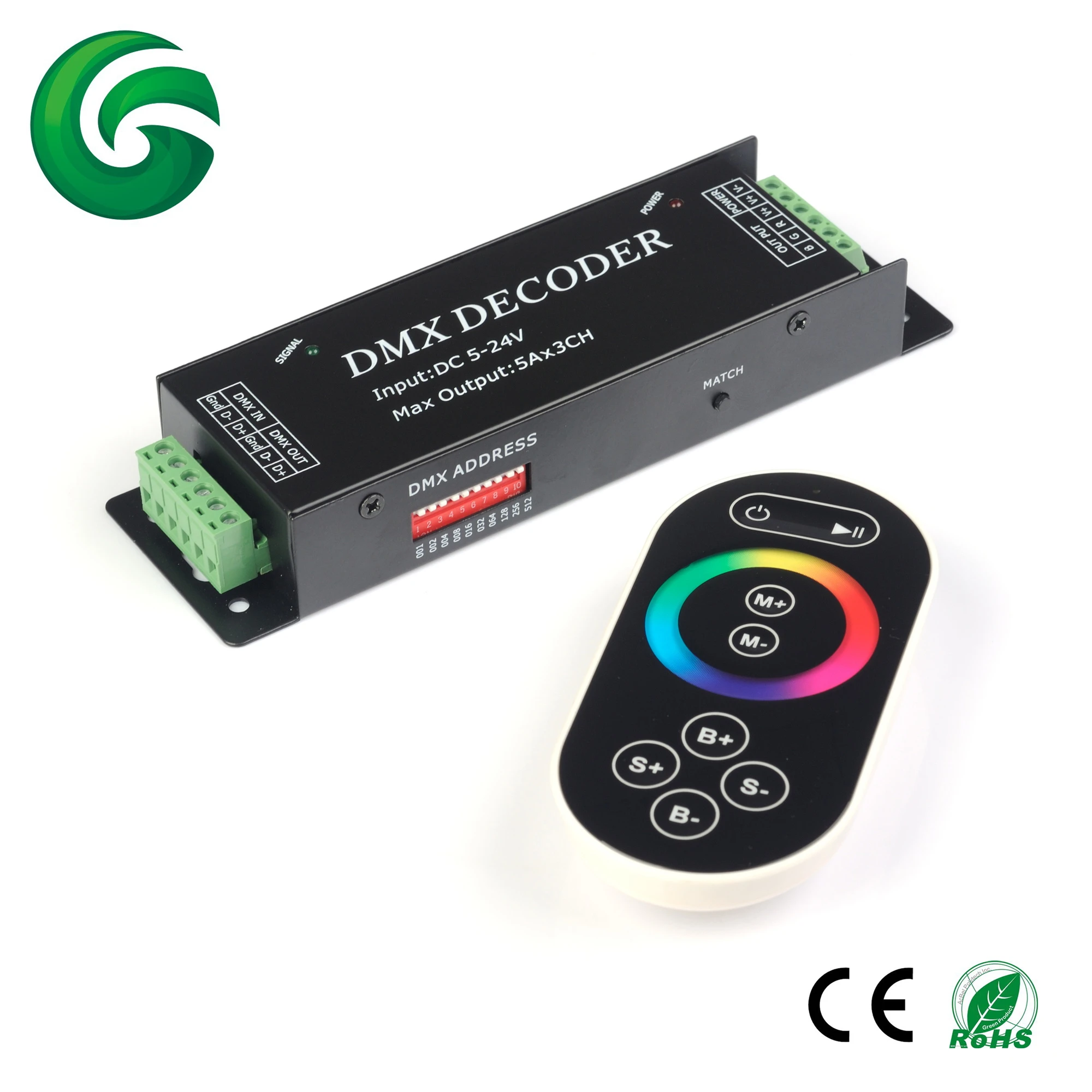 Rgb Dmx And Remote Led Controller - Buy Led Controller,Dmx Controller ...