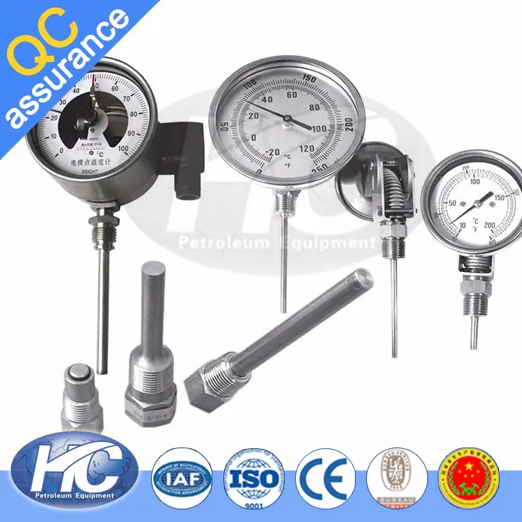 Low Price Bimetallic Coil Thermometer / Bimetallic Temperature Sensor ...