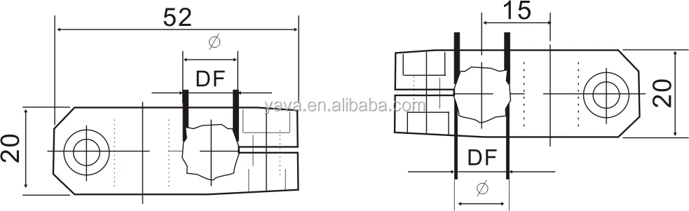 Flexible Adjustable Plastic Guide Rail Clamps / Conveyor Small Clamps ...