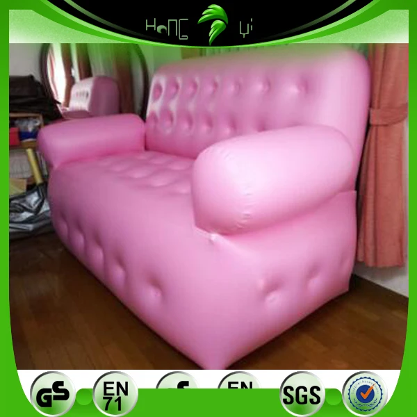 Customized Pink Inflatable Love Seat - High Quality PVC