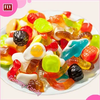 All Kinds Of Chewy Sweet Candy,Halal Snake / Bear / Animal Shape Bulk ...