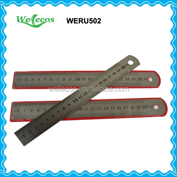 Wellecos 1meter Stainless Steel Ruler - Durable & Precise