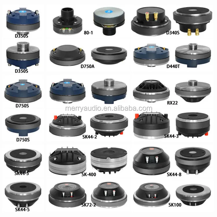 1.75inch Titanium Compression Driver Dome Speaker 44mm Tweeter by Merry ...