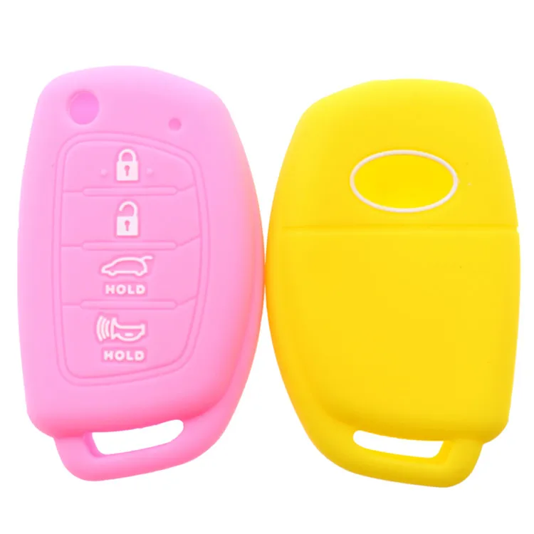 Funny Silicone Rubber Remote Car Key Covers Key Jacket 4 Buttons - Buy ...
