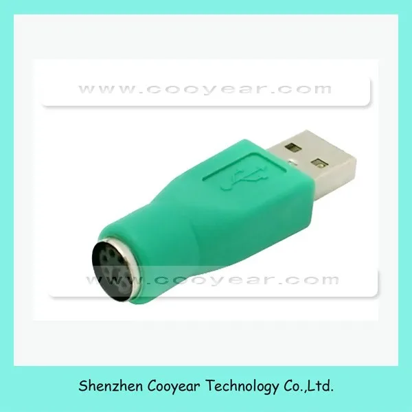 Ps / 2 Ps2 Female To Usb Male Adapter Computer Keyboard Mouse Adapter ...