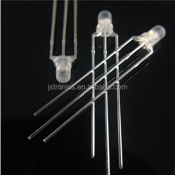 Anode Umum Atau Katoda Led 3pin Diode Dua Warna 3mm - Buy Umum Anoda ...