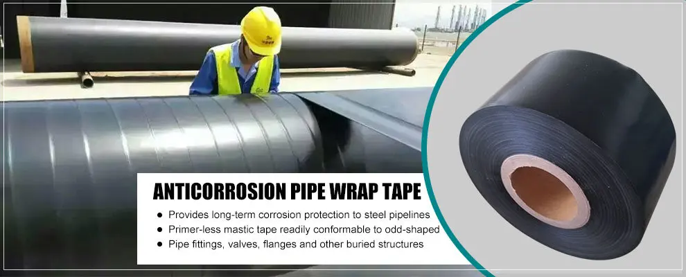 15mil Thickness Poliken 980 Black Inner Wrap Tape For Pipe Wrapping ...