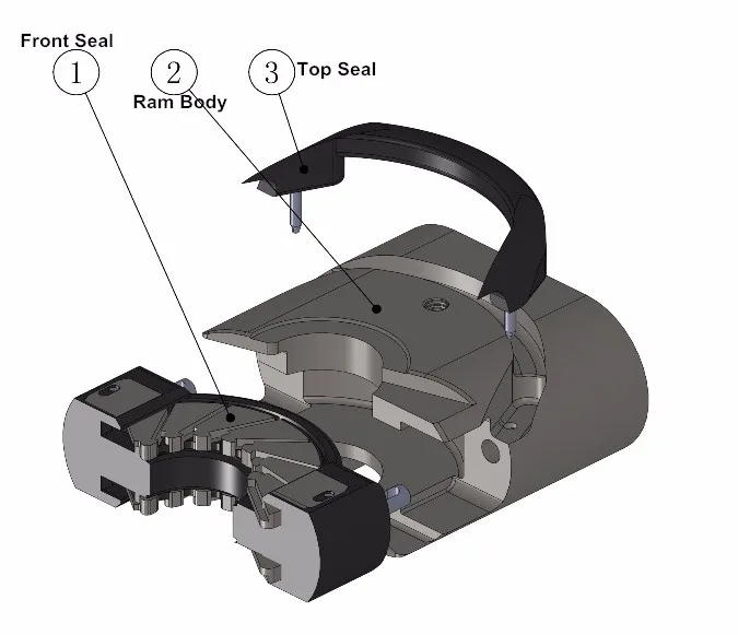 Bop Parts Vbr Rubber Seal Variable Bore Ram Assembly - Buy Rubber Seal ...