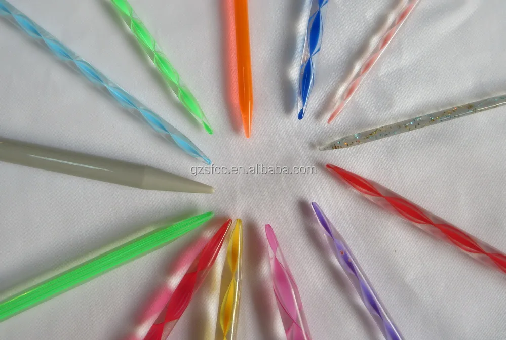 Fancy Circular Acrylic Double Knitting Needle Circular Knitting Needles ...