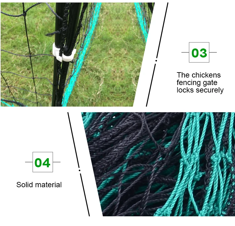 High Quality Plastic Chicken Fence Poultry Animal 12m Non Electric ...