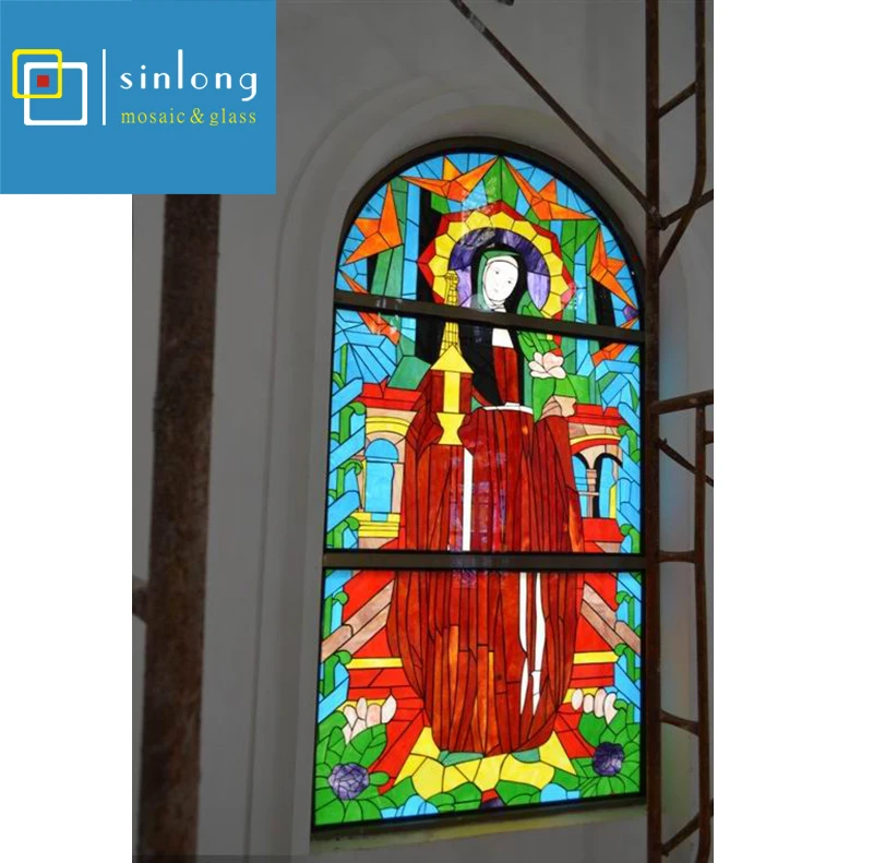 Christian Church Stained Glass Panel For Church Window - Buy Stained ...