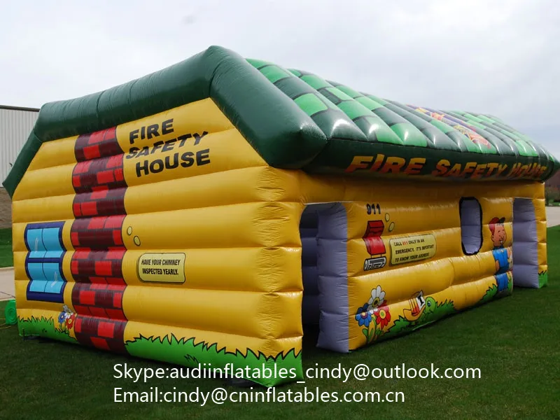 Inflatable Fire Safety Smoke House - Emergency Training Castle