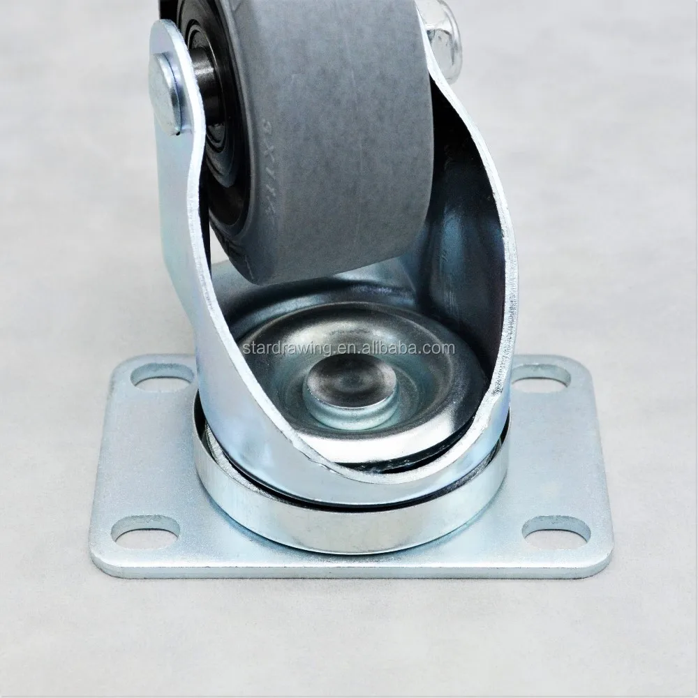 SS Anti Static Conductive Rubber Caster ESD Wheels