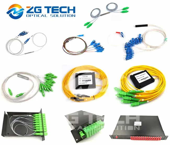 Fiber Array PLC Splitter ZG-Tech Best Quality Silicon Quartz FTTX Use ...