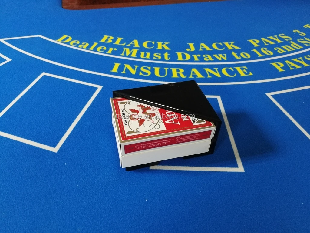 8 Deck Casino Grade Red Color Playing Card Top Lid Acrylic Discard ...