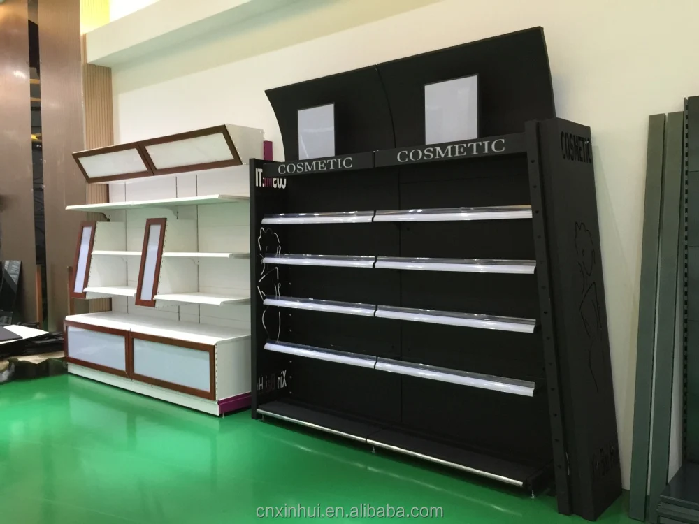 High Quality Supermarket Gondola Shelf Rack Single-side Double Side End ...