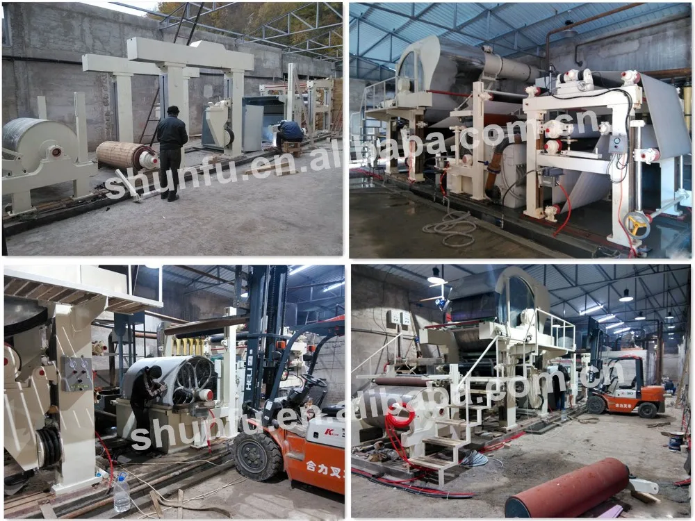1575 Cylinder Mould Paper Making Machine - Efficient Tissue Production