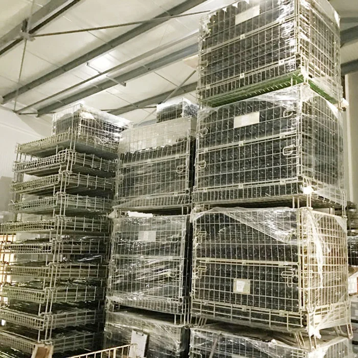 High Quality Foldable Stackable Welded Storage Collapsible Wine ...