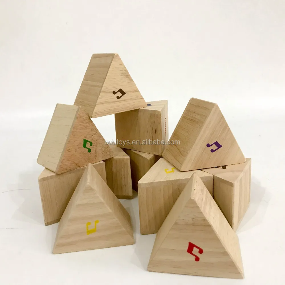 Early Year Preschool Educational Toys Prisms Sensory Wooden Sound ...