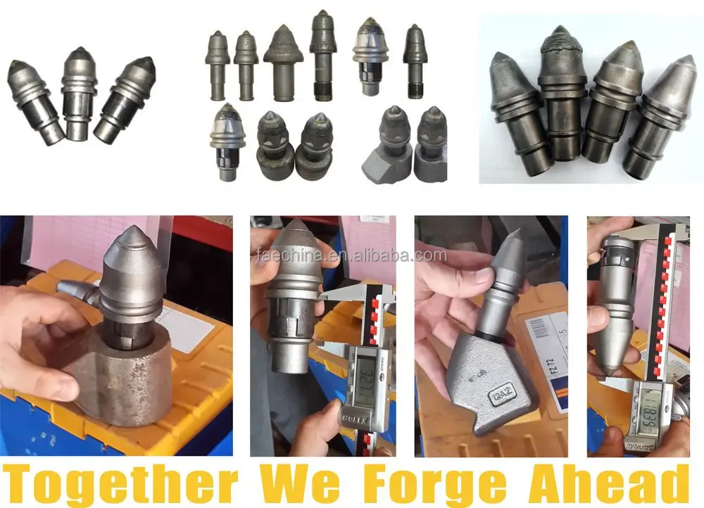 Rotary Tbm Tunnel Boring Machine Tools Part Crusher Pick Round Shank ...