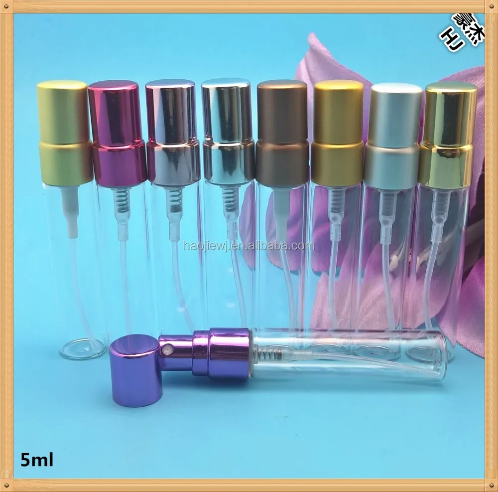 5ml Perfume Glass Sample Vials Bottle With 12/410 Aluminum Screw Neck ...