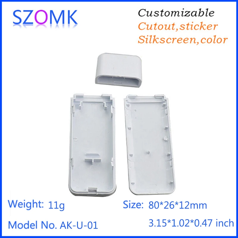 Plastic Usb Connector Housing Box Enclosure (w)26*(h)12*(l)80mm - Buy ...