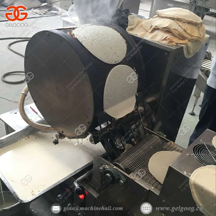 Philippines Automatic Gas Type Lumpia Wrapper Maker Machine