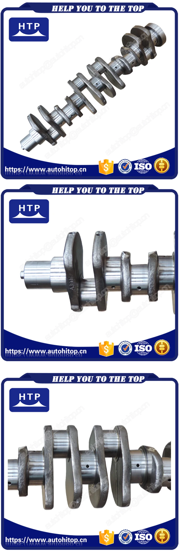 Durable Automobile Accessories Forged Crankshaft For Cummins Crankshaft ...
