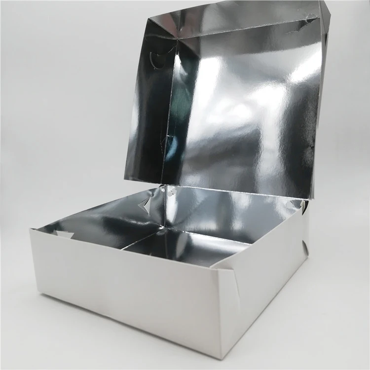 Square Cardboard Aluminum Foil Takeaway Food Bento Lunch Box - Buy ...