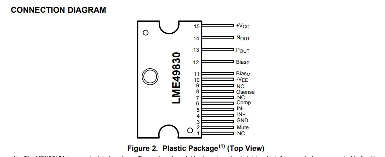 Lme49830 Lme49830tb Amplifier Ic 1-channel Mono 200v Mosfet Power ...