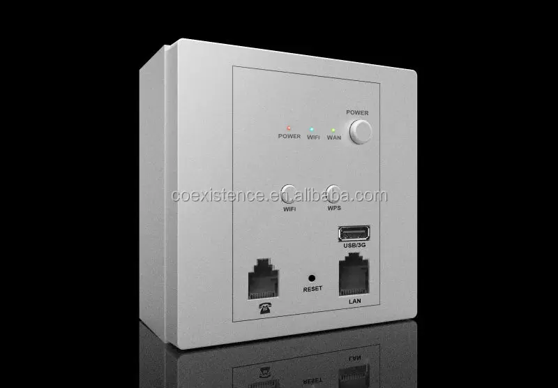 Wall Embedded Wireless Ap Router Wireless Wifi Computer Usb Charge ...