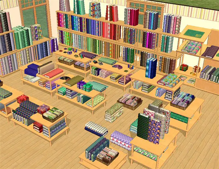 Shop Our Fabric Store Fixtures - Customizable Display Shelves