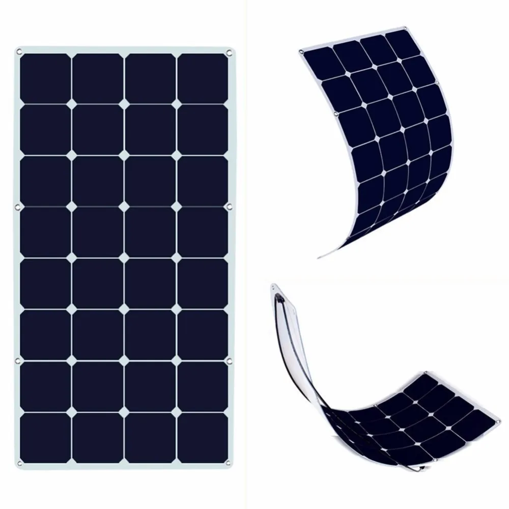 Sunpower Folding Foldable Adhesive Thin Film Semi Flexible Solar Panel ...