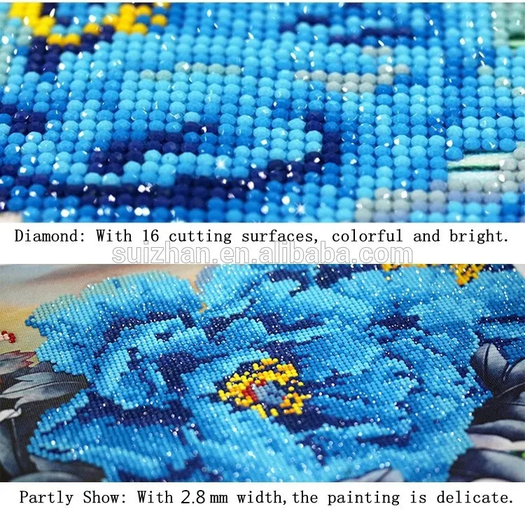 DIY 5D Diamond Mosaic Landscapes Garden Lodge Painting Diamonds ...