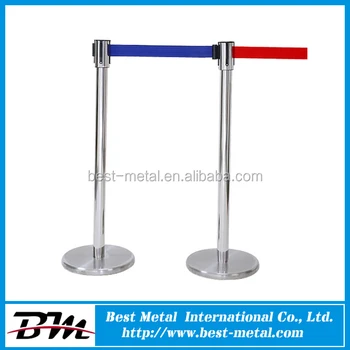 Airport Divider /stand Crowd Control Barrier/retractable Queue Pole ...