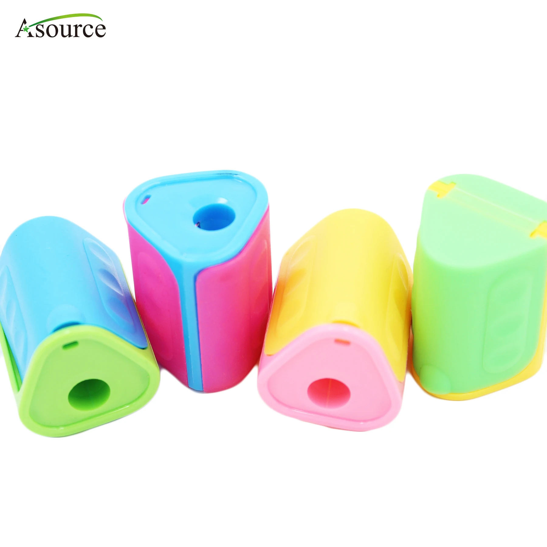 Custom Plastic Colorful Triangle Pencil Sharpener - Buy Unique Pencil ...
