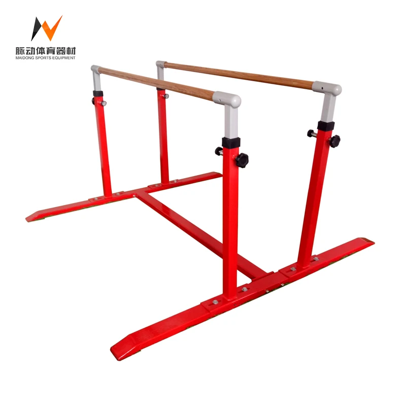 High Quality Cheap Wooden Outdoor Fitness Gymnastics Parallel Bars