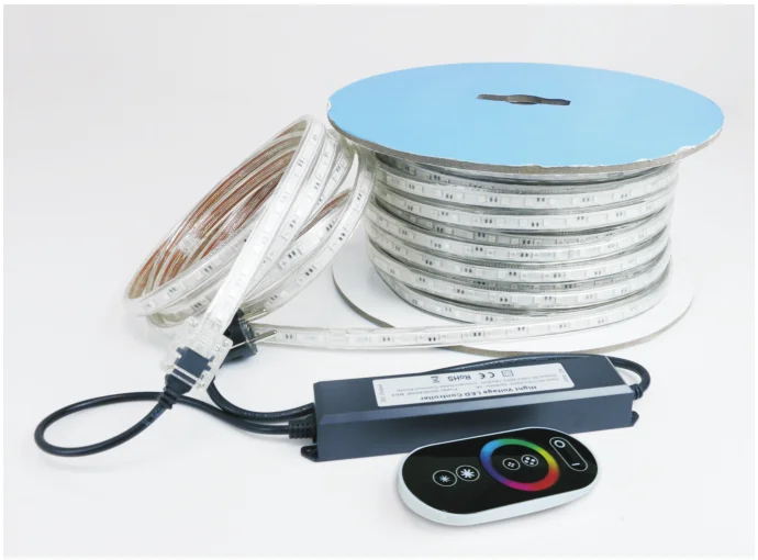 5050 High Voltage Led Strip 50 100 Meters One Roll Outdoor Commercial ...