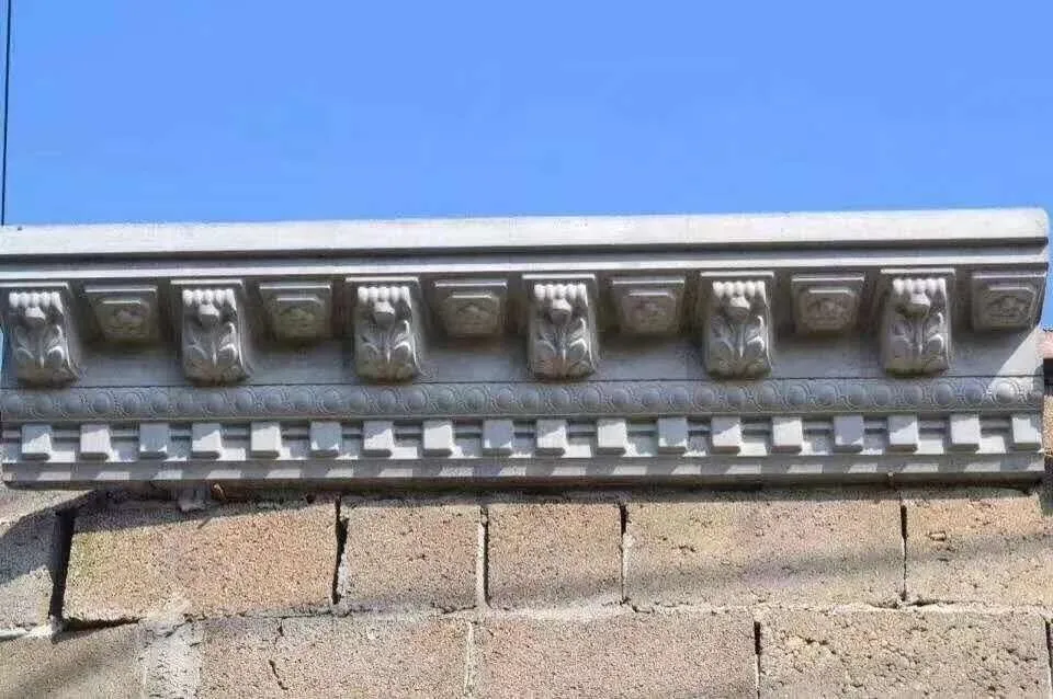 Decorative Concrete Eave Plastic Molds for Outdoor Roof Edging