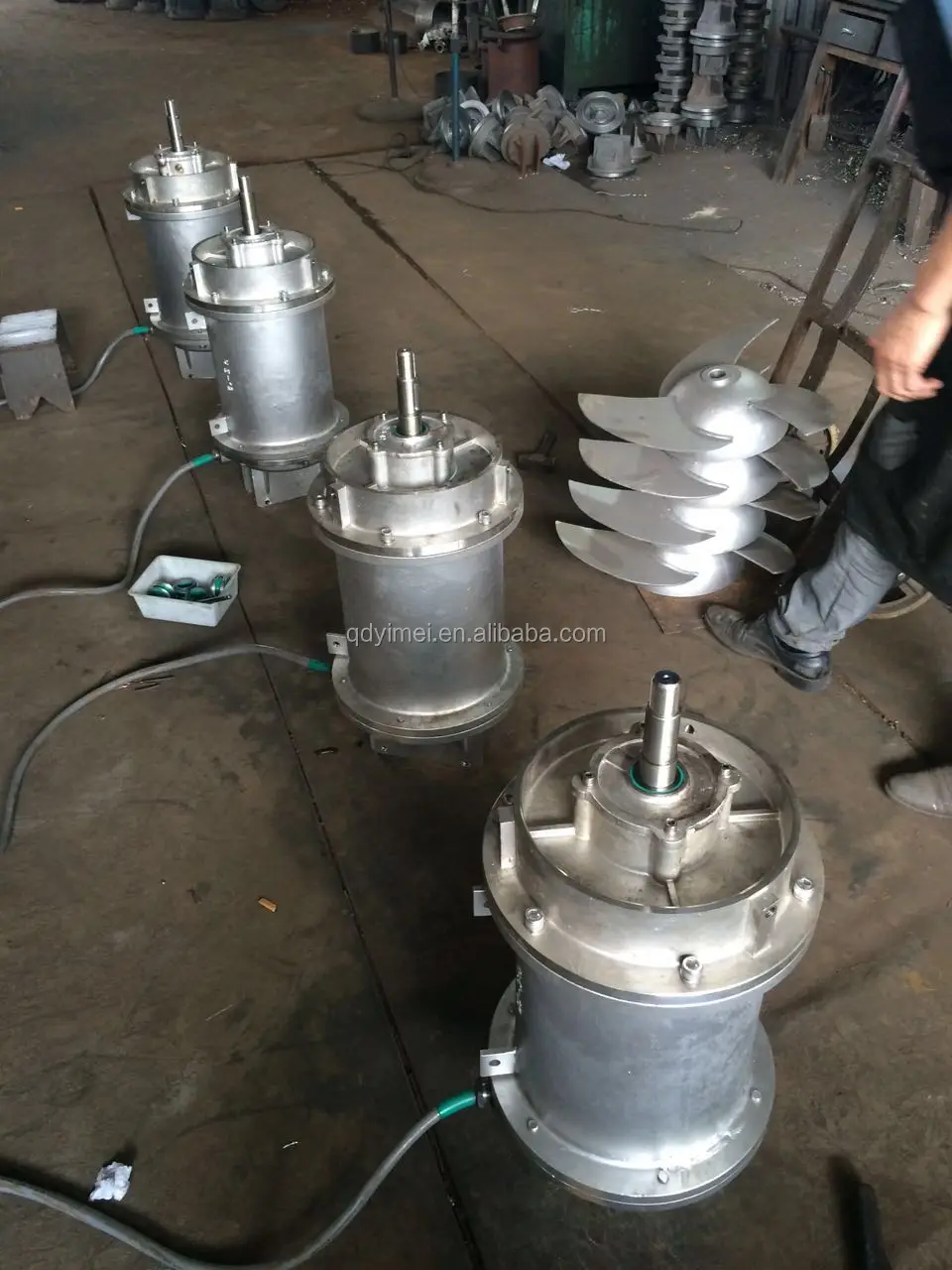 Anoxic Pond Waste Water Treatment Submersible Mixer - Buy Waste Water ...